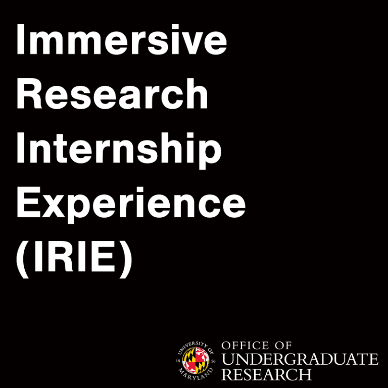 Apply for the Immersive Research Internship Experience (IRIE ...