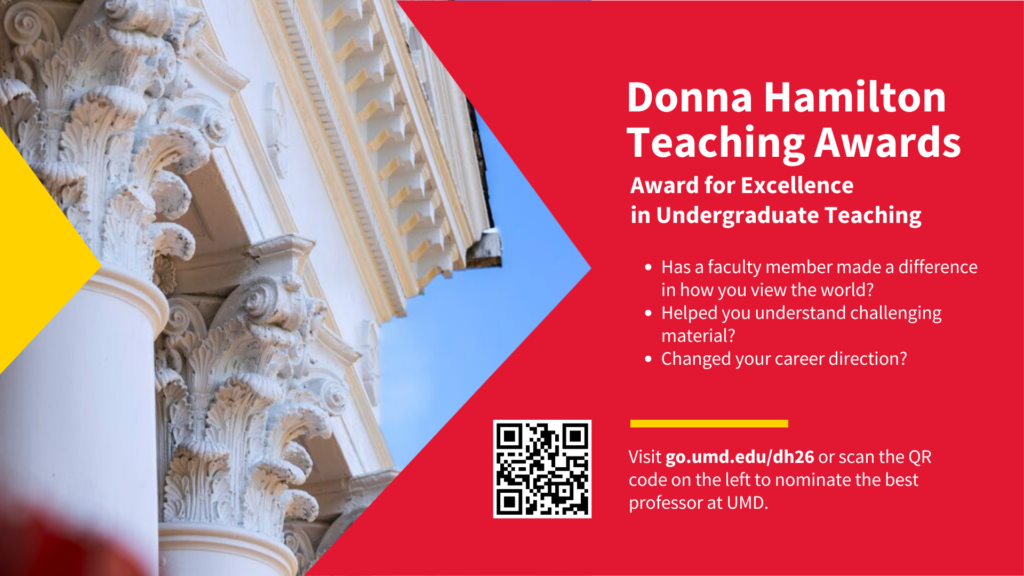 Nominate a professor for a Donna B. Hamilton Teaching Award ...